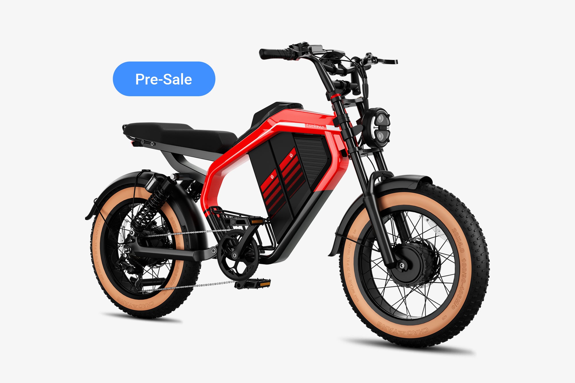 Luckeep M5 Ultra Dual-Motor Ebike-2000W Motor,32MPH Speed, All-Terrain Power